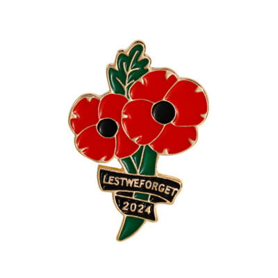 2024 Poppies Pin Badge Brooch Remembrance Memorial Military Pin | eBay UK