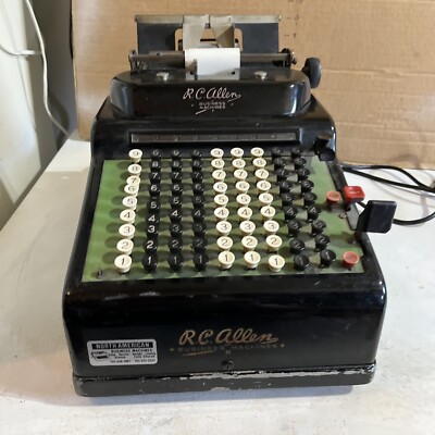 Cash Register, Adding Machines - Rc Allen