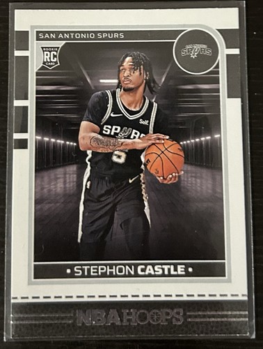 2024-25 Panini NBA Hoops Stephen Castle RC #234 San Antonio Spurs | eBay