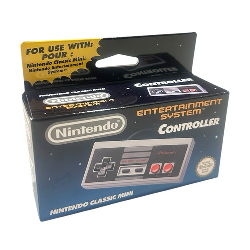 Official Nintendo NES Classic Mini Wired Controller OEM NEW SEALED ...