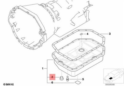 Genuine BMW E31 E38 E39 E46 E52 E53 Oil Sump Pan Drain Plug OEM ...