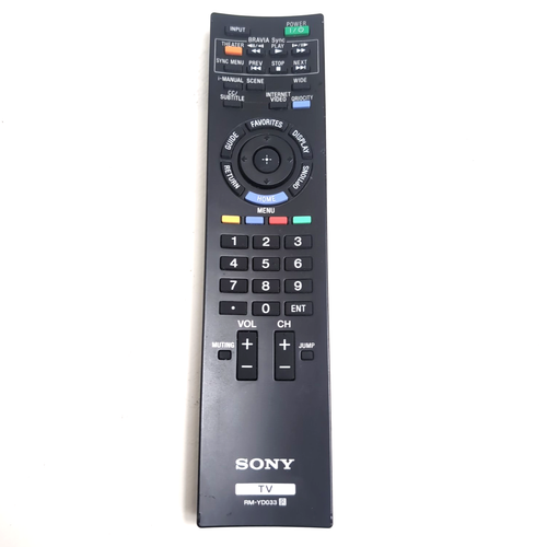 Sony 3D TV Remote Control RM-YD033 for 46HX750 55HX750 Original OEM ...