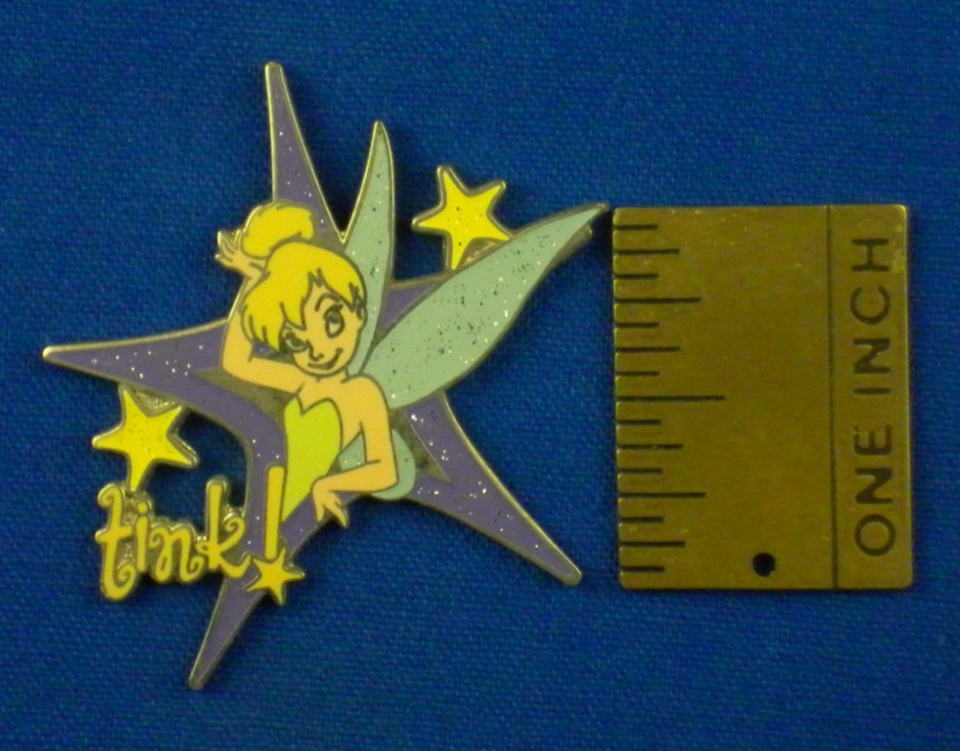 Tinker Bell Stars Tink! Peter Pan Pixie Glitter Starter Disney Pin ...