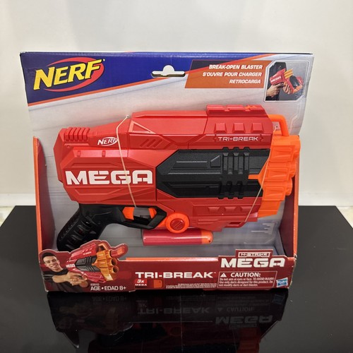 Hasbro Nerf N-Strike Mega Tri-Break Blaster. Kids Dart Gun Toy New | eBay