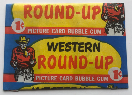 1956 Topps Western Round-Up Unopened 1 Cent Wax Pack | eBay
