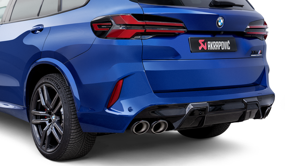 Akrapovic Slip-On Titanium Exhaust 2024+ BMW X5M / X6M / M Competition ...