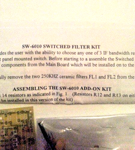 SW-6010 Switched Filter Kit New DIY MOD Kit (C16B1) | eBay