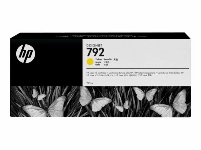 HP 792 775ml Latex Ink Cartridge - Yellow (CN708A) for sale online | eBay