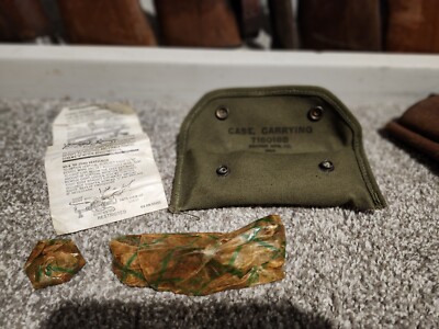 USGI WW2 1944 Grenade Launcher Sight in Canvas Pouch Complete Set | eBay