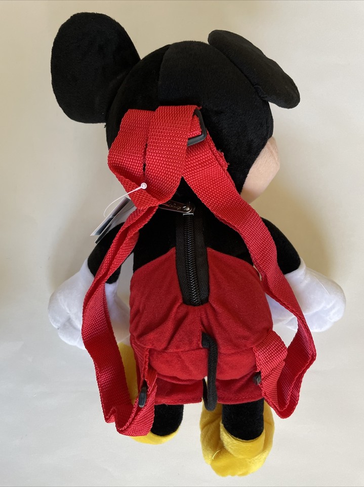 Backpack 16" Full Body Plush Disney MICKEY MOUSE New | eBay