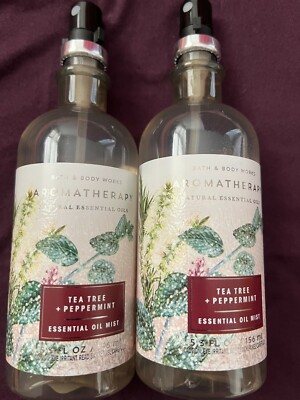 Bath & Body Works Aromatherapy essential oils MIST TEA TREE +PEPPERMINT ...