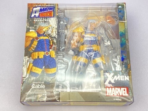 Revoltech Amazing Yamaguchi Marvel Comics Cable Figure Complex No. 020 ...