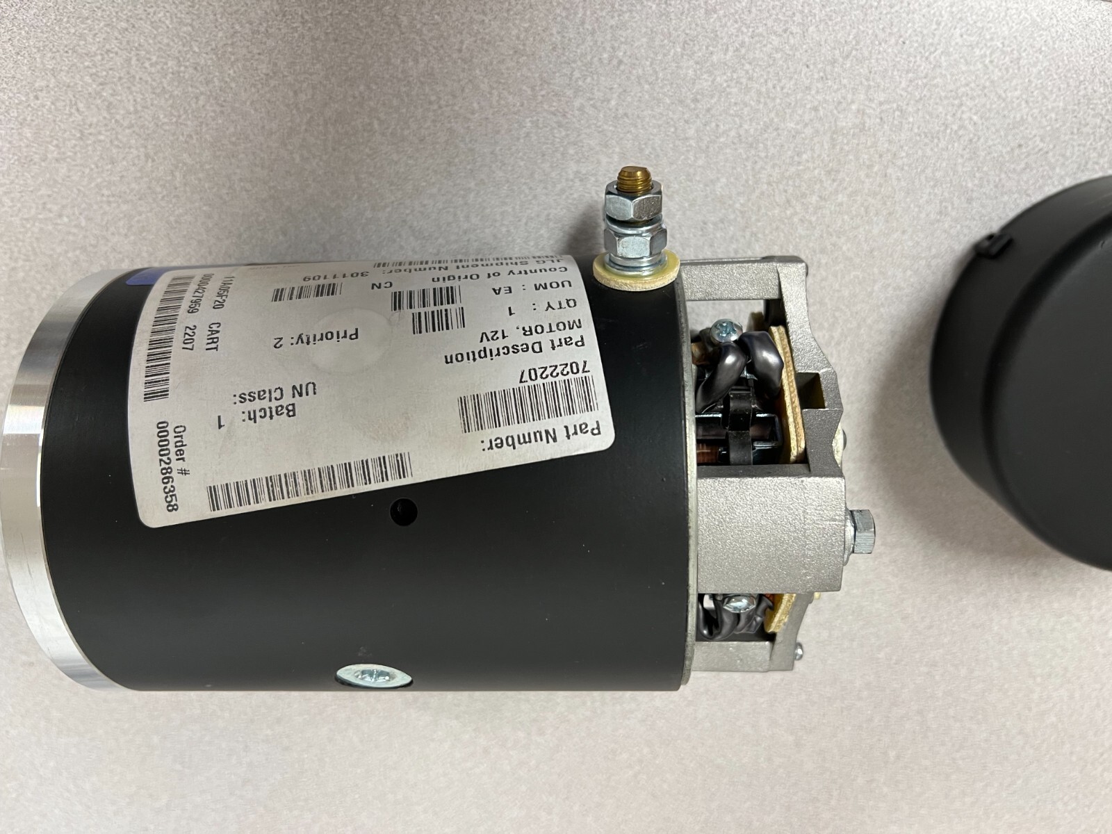 7022207 JLG MOTOR, 12V AUXILLARY POWER FOR JLG BOOM LIFTS | eBay