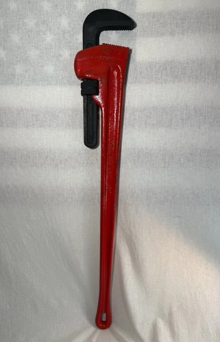 RIDGID 48" HEAVY DUTY PIPE WRENCH VINTAGE MADE IN USA REPAINTED RARE | eBay
