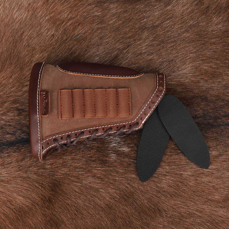 TOURBON Rifle Bullets Holder Hunting Gun Stock Cover Cheek Rest Canvas ...