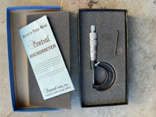 Vintage Matco Tools M12RL Metric Micrometer 0-25mm Central Tools USA ...