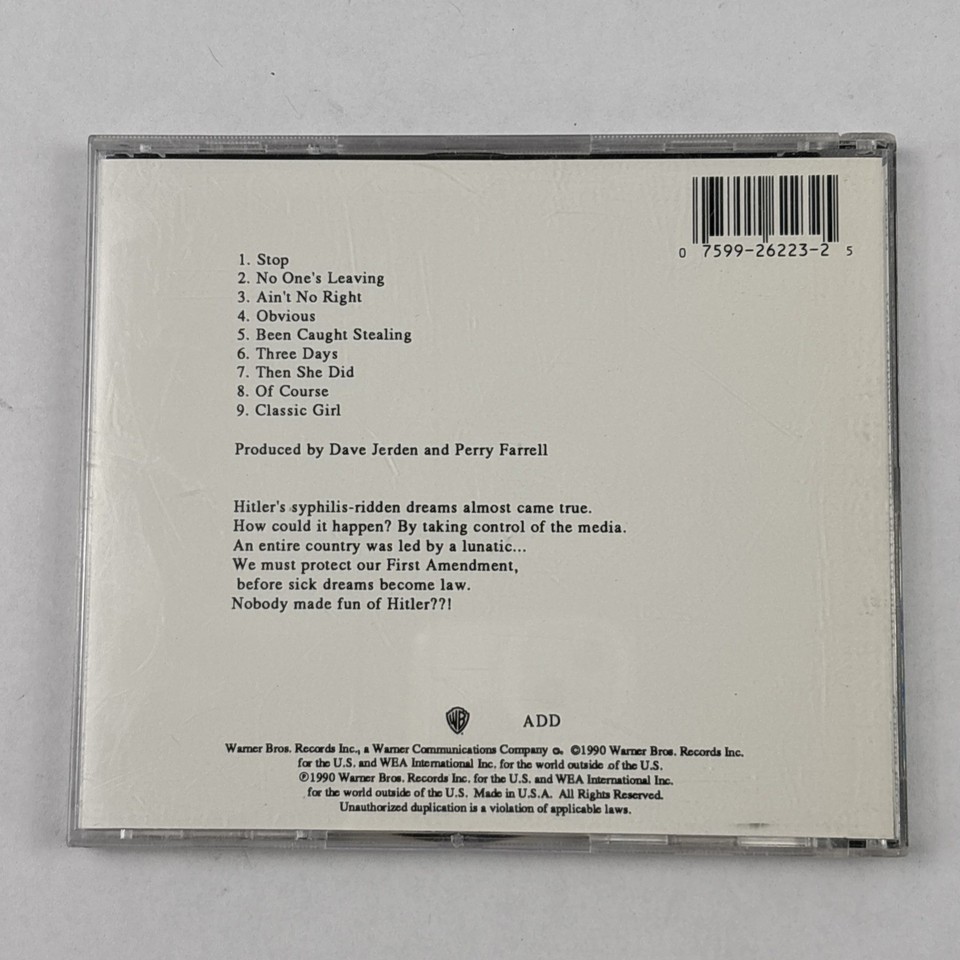 Jane’s Addiction - Ritual De Lo Habitual (1990, CD) | eBay