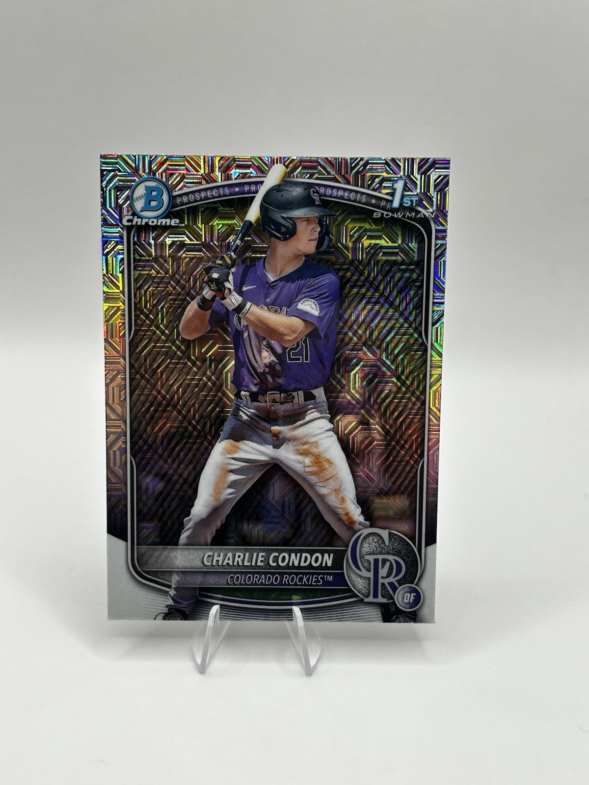 2025 Bowman Charlie Condon 1st Chrome #BCP-75 Mega Box Mojo Refractor ...