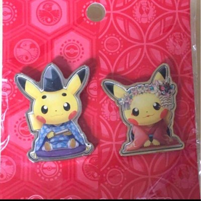 Pokemon Center Kyoto Pins Set Maiko Courtier Pikachu Sitting | eBay