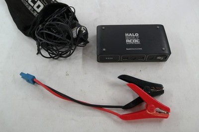 HALO Bolt 58830 ACDC Portable Car Battery Jump Starter w/ Power Charger ...