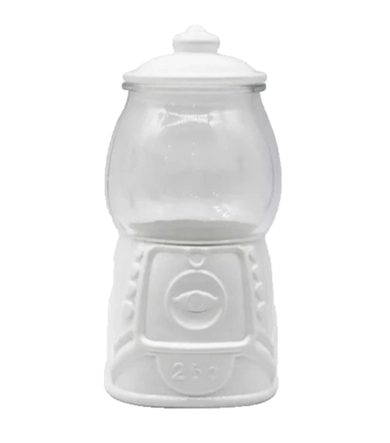 White Gumball Candy Jar | eBay