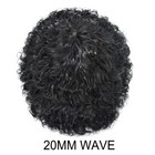 Afro Curl Mens Toupee Full Poly Skin Pu African American Hair System ...