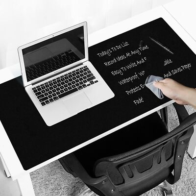 27.5"x13.8" Writable & Erasable Desk Mouse Pad Waterproof Writing Desk ...