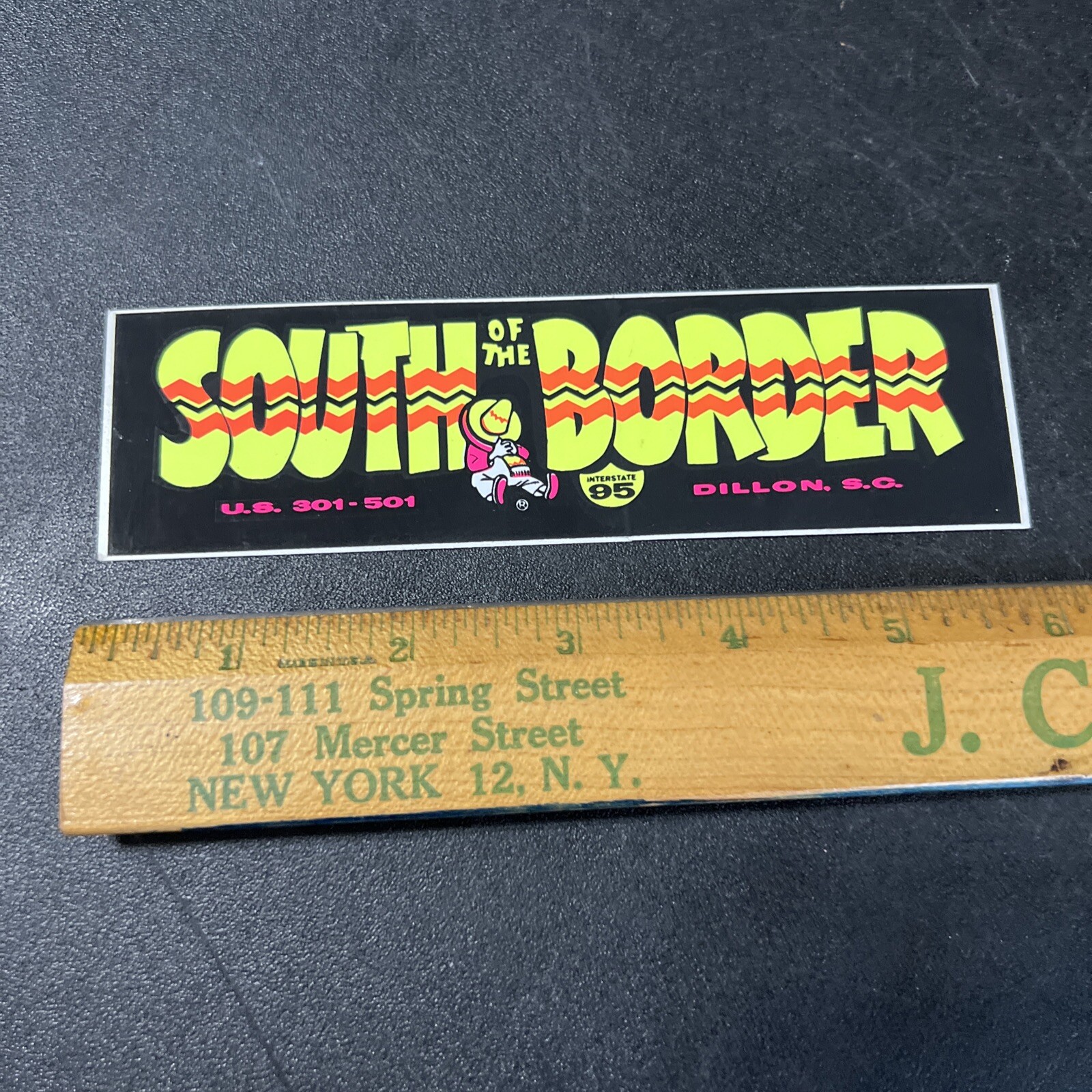 Vintage 1980s Bumper Sticker South Of The Border Tourist Trap | eBay