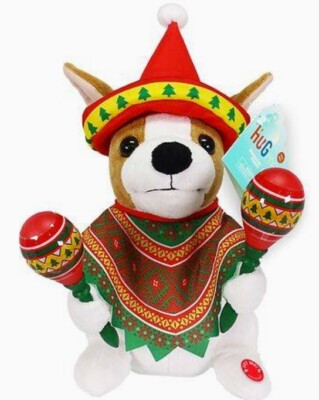 Hug Me Animated Mariachi Puppy Singing Macarena Dog Dancing Plush ...