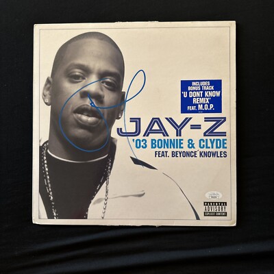 Jay-Z Signed ‘03 Bonnie & Clyde Album Vinyl LP Autograph JSA COA 🔥🔥rare ...