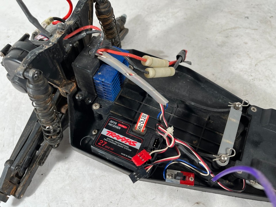 VINTAGE Traxxas Rustler 1/10 2wd Staidum Truck ARTR w/ Original ...