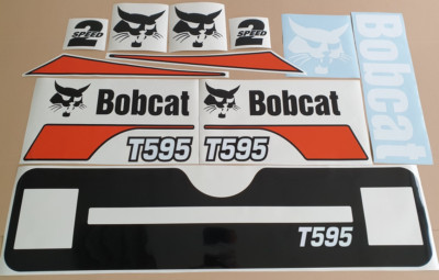 BOBCAT T595 TRACK LOADER DECAL KIT STICKER SET SKID STEER M SERIES W95 ...