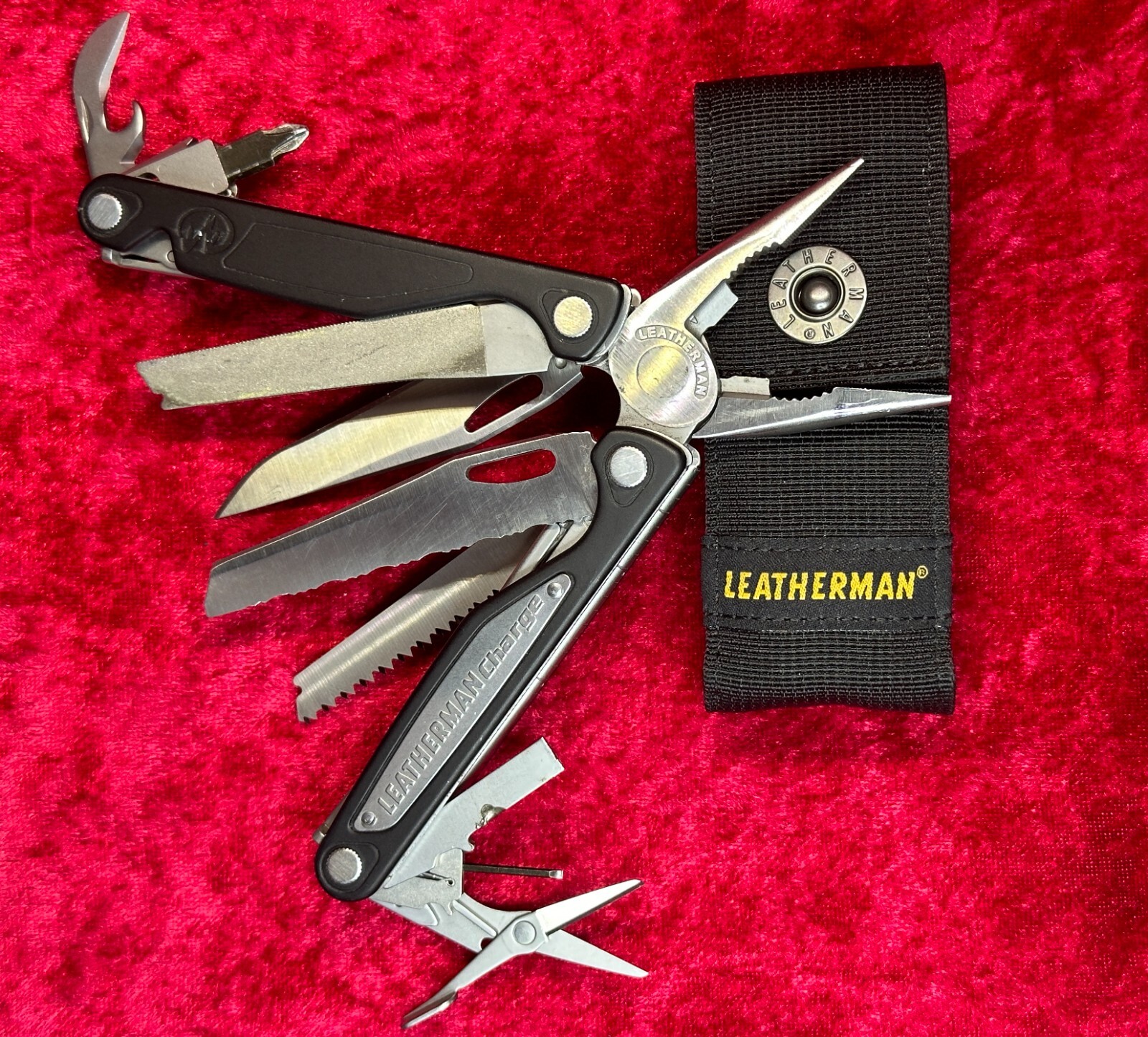 Leatherman Charge AL Black Aluminum 18 Function Multi-Tool w/Sheath 2008 (Q81) | eBay