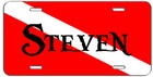 PERSONALIZED CUSTOM SCUBA DIVER VANITY LICENSE PLATE AUTO TAG | eBay
