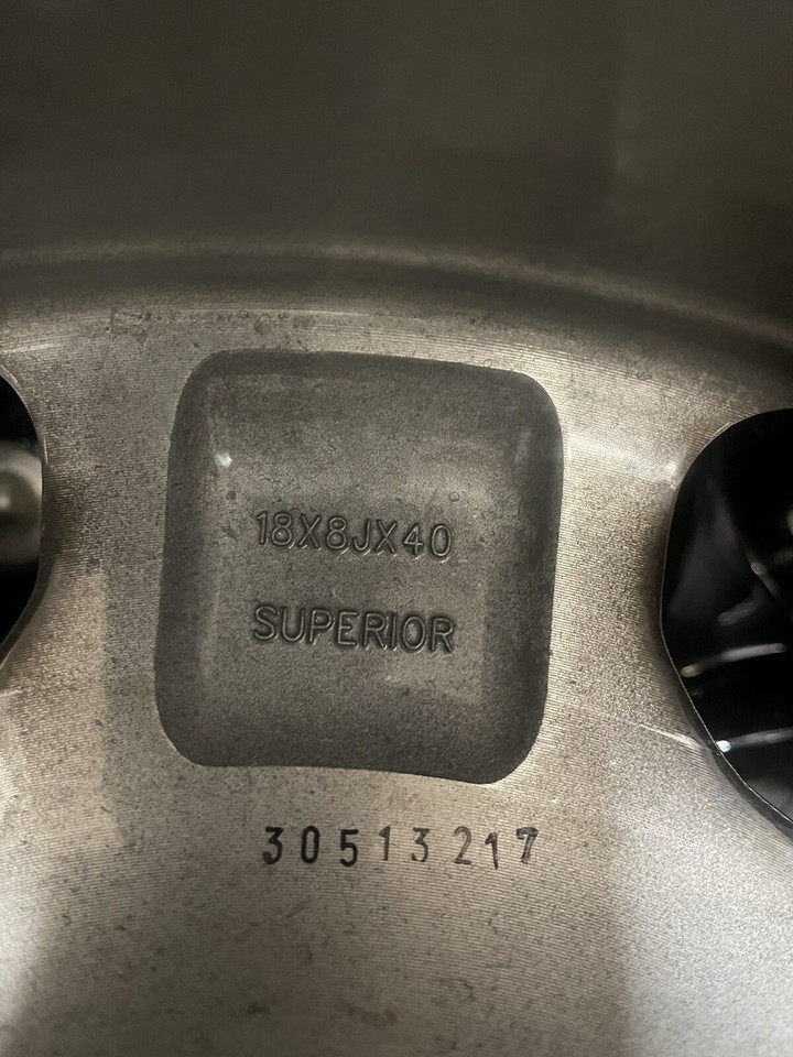 4 18" FORD F350 F250 STX OEM FACTORY BLACK WHEELS RIMS SUPERDUTY LARIAT ...