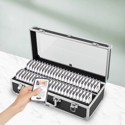 Storage & Display Box Case Holds 50 PCGS NGC ANACS Certified Coin ...