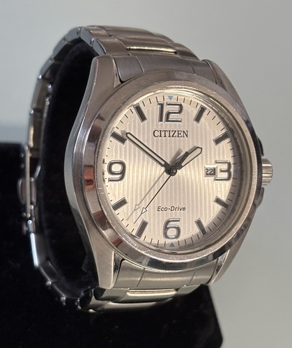 Citizen Eco-Drive Stainless Steel Pin-Stripe Dial J810-R005961 Watch ...