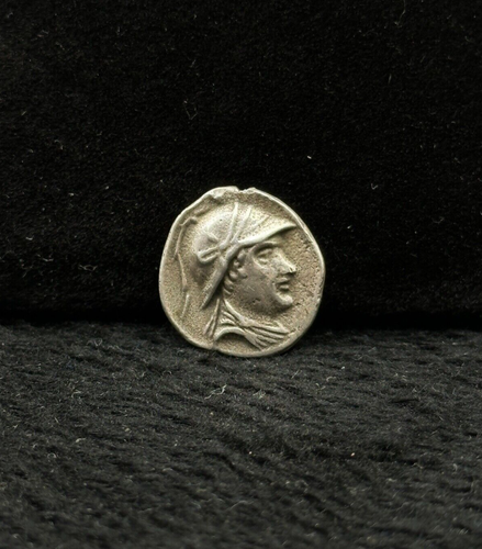Ancient Bactria Bactrian Eucratides Solid Silver Unique Tetradrachm ...