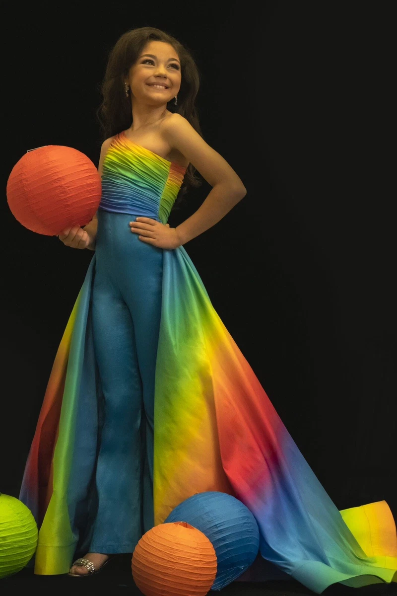 Rainbow Pageant Dresses