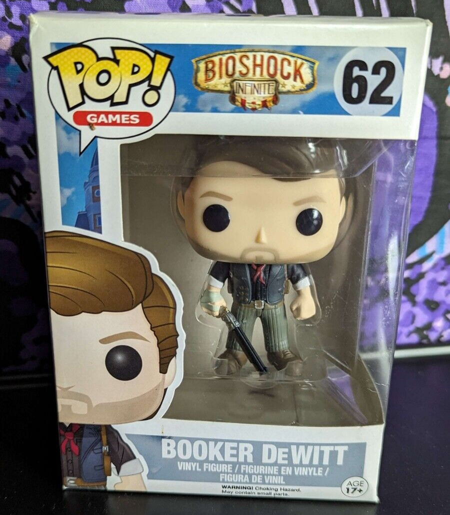 Funko Pop! Vinyl: Bioshock - Booker DeWitt #62 - *Damaged Box ...