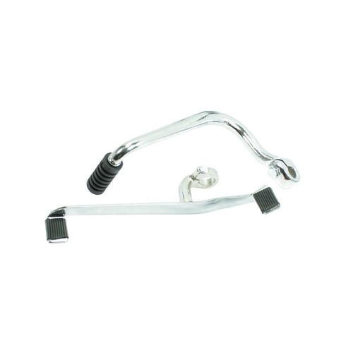 Kickstarter Schaltwippe Gummi schwarz für Simson KR51/1 Schwalbe chrom ...