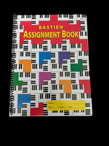 Bastien Assignment Book New For Music Lessons, Piano, Teaching , By ...