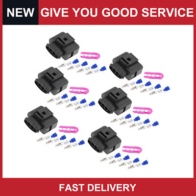 Pack of 6 for VW for Audi 4 Pin Ignition Coil Coilpack Connector | eBay