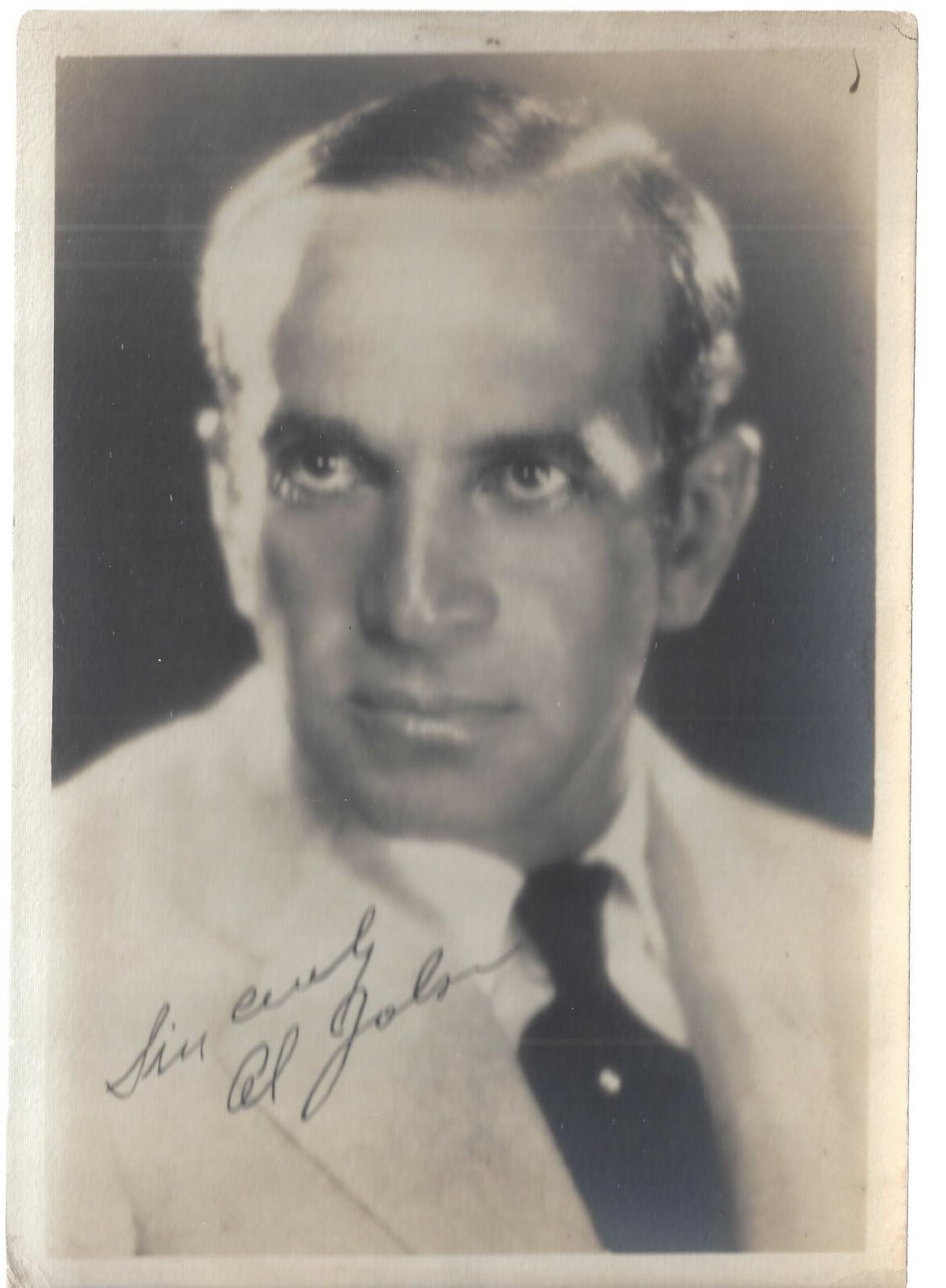 Vintage Al Jolson Studio Photo B&W 5X7" Imprinted Autograph | eBay