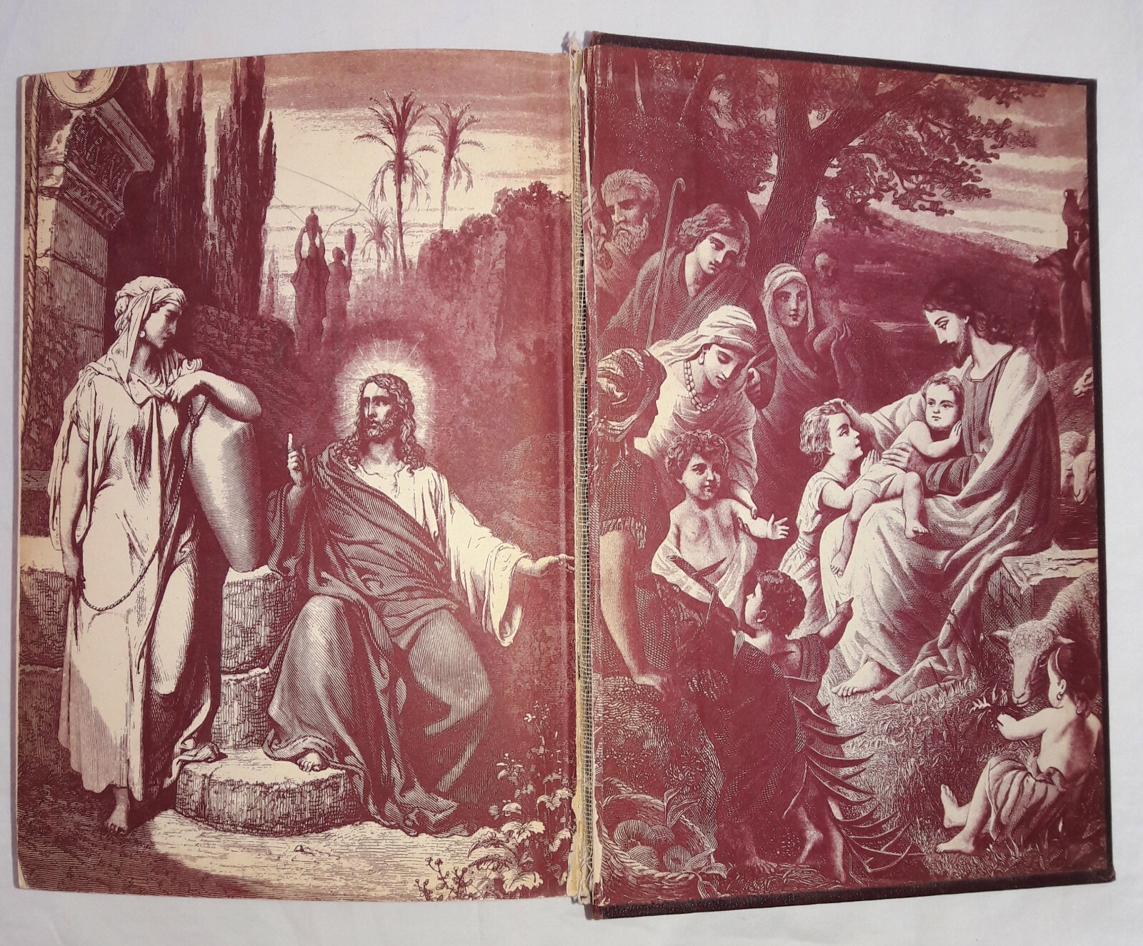 Vintage Beautiful Bible Stories Rev. Charles P. Roney 1948 Illustrated ...