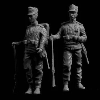 1/35 Resin Figure Model Kit Austro Hungarian Soldiers Infantry WW1 War ...