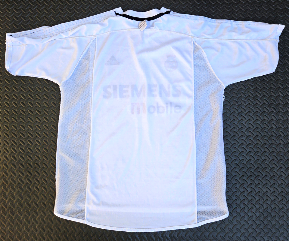 Adidas Real Madrid 2003-04 Siemens Mobile Soccer Football Jersey Shirt ...