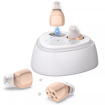 Wireless invisible noise reduction for ultra small in ear hearing aids ...