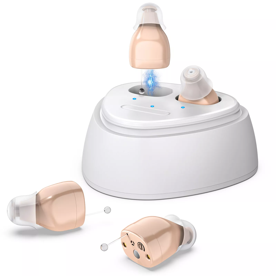 MiNi Hearing Aids Digital Small Invisible In Ear Sound Voice Amplifier ...
