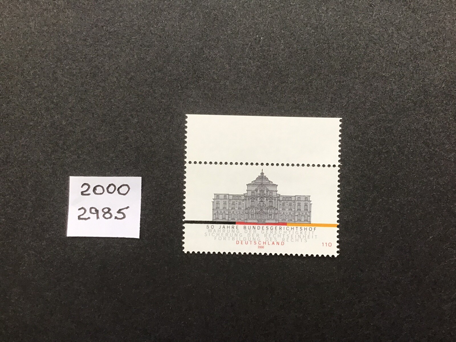 Germany 2000 MNH 50th Anniv Of Federal Court Of Justice | eBay